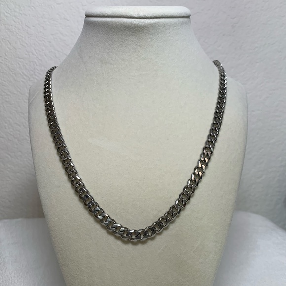 Accessories | Cuban Titanium Ss Neck Chain | Poshmark
